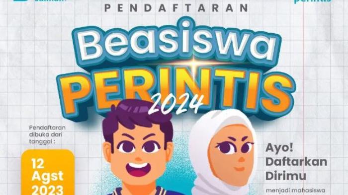 Beasiswa Perintis untuk Pelajar SMA Dibuka hingga 30 September 2023 ...