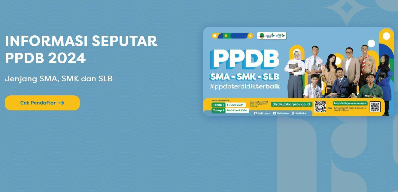 Cara Melihat Hasil PPDB Jabar 2024 di ppdb.jabarprov.go.id dan Aplikasi Sapawarga - TribunNews.com