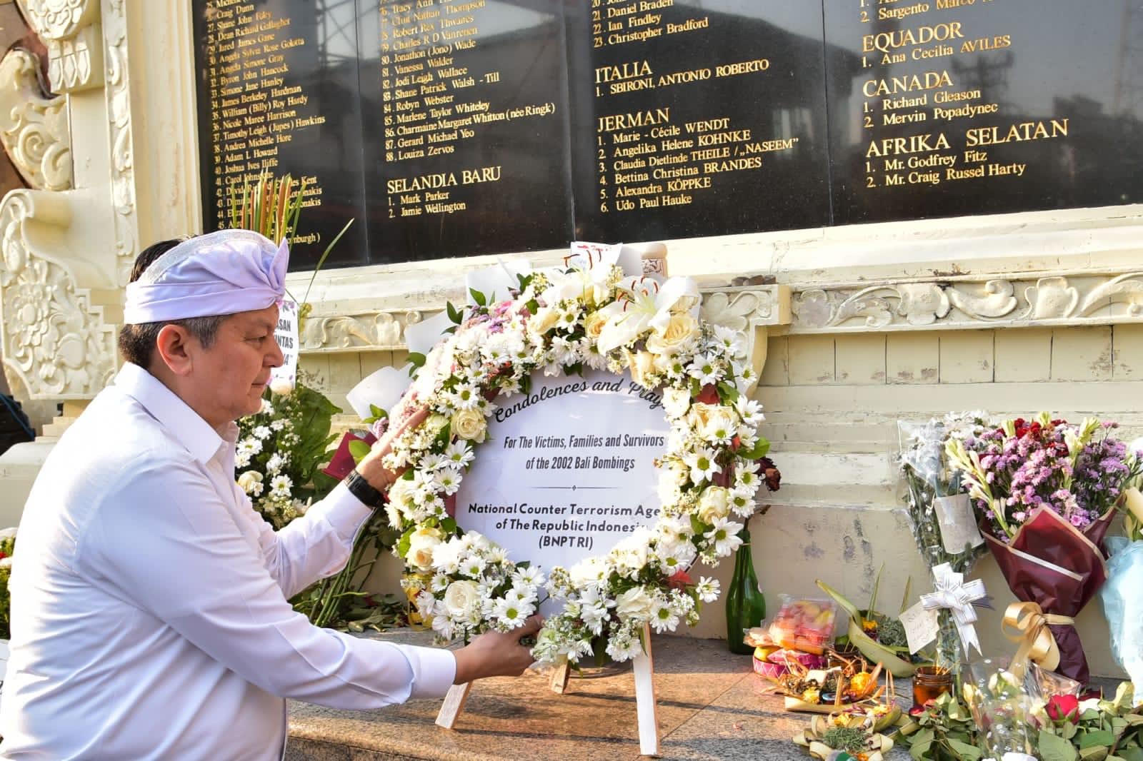 Kenang 21 Tahun Tragedi Bom Bali, Rycko Amelza Ajak Publik Tolak dan ...