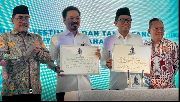 Gus Jazil Resmikan Pendirian Universitas Sunan Gresik, Kerja Sama ...