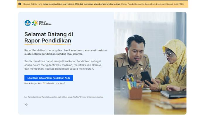 Cara Menggunakan Rapor Pendidikan 2.0, Login raporpendidikan.kemdikbud ...