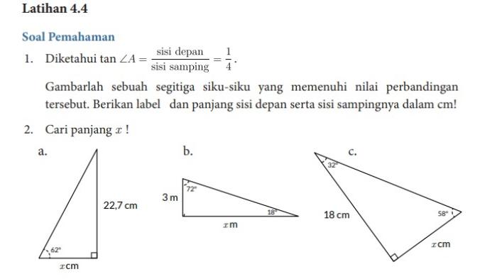 Kunci Jawaban Matematika Kelas 10 Halaman 105 106 107 108 109 Kurikulum Merdeka, Latihan 4.4 ...