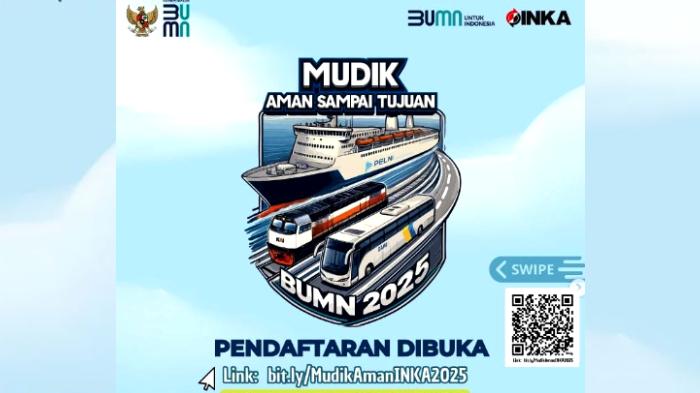 Mudik Gratis INKA 2025 via Bus dan Kereta Api Dibuka, Ini Syarat, Cara Daftar dan Rute Tujuannya ...