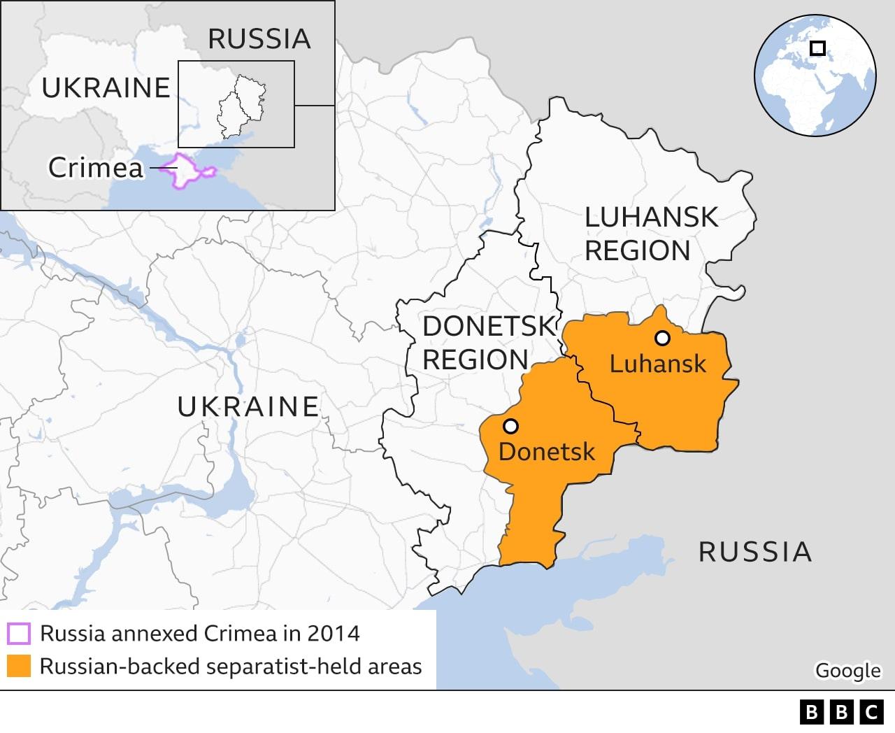 Mengenal Wilayah Luhansk dan Donetsk serta Alasan Mengapa Vladimir ...