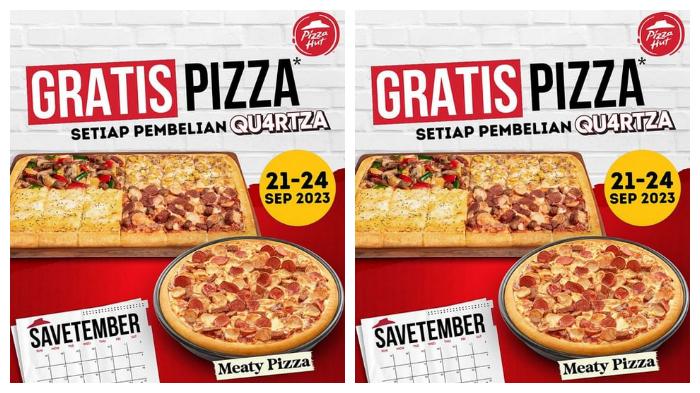 Promo Pizza Hut: Beli Quartza Pizza Gratis Meaty Pizza Reguler, Ini ...