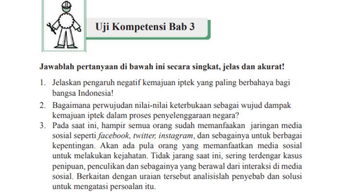 Kunci Jawaban PKN Kelas 12 Halaman 92: Jelaskan Pengaruh Negatif ...