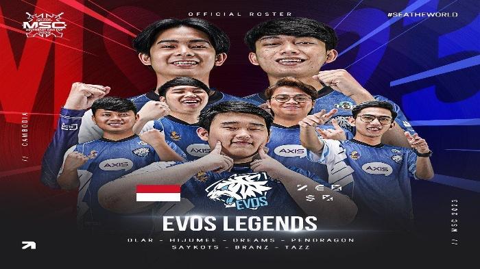 Pelatih EVOS Legends: Hasil MSC 2023 sebagai Penentuan Roster di MPL ID Season 12 - Halaman all ...