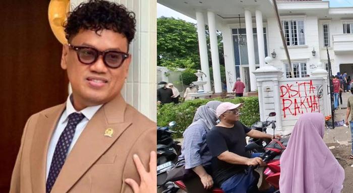 Foto-foto Rumah Uya Kuya Ramai Dikunjungi Warga Minggu Pagi, Terlihat ...