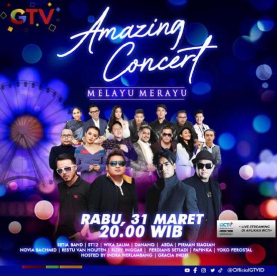 Setia Band dan ST12 Tampil Sepanggung Malam Ini di Amazing Concert GTV ...