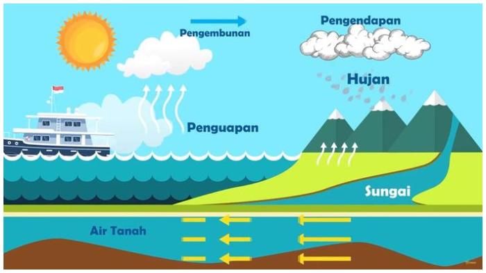 Apa Itu Siklus Air? Berikut Pengertian hingga Proses Terjadinya Siklus Air - TribunNews.com
