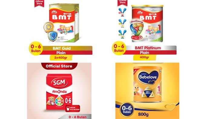 Rekomendasi Susu Bayi 0-6 Bulan Terbaik: Morinaga, SGM hingga Bebelove ...