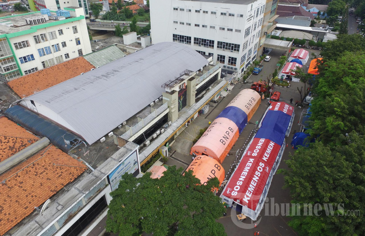 Penampakan Tenda Darurat RSUD Kota Bekasi, Foto 7 #1887029 - TribunNews.com