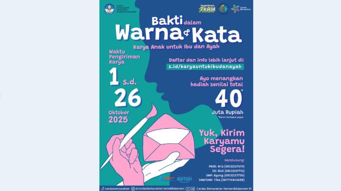 Kemendikdasmen Buka Pendaftaran Sayembara Gerakan 7 KAIH Mulai 1–26 ...