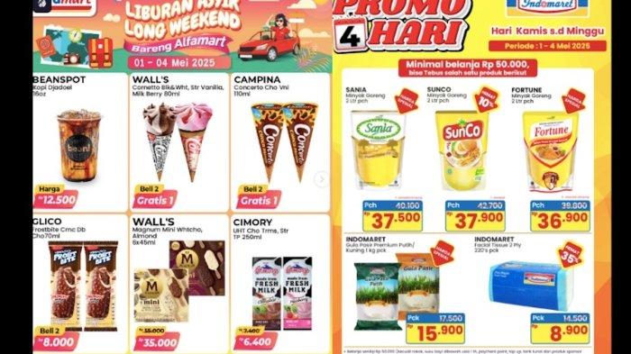 Promo Alfamart dan Indomaret 1-7 Mei 2025 Turun Harga Minyak. Susu, Snack dll - Wartakotalive.com