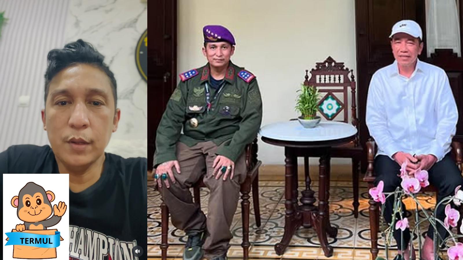Firdaus Oiwobo Bela Jokowi, Bentuk Organisasi Termul dengan Logo Monyet ...