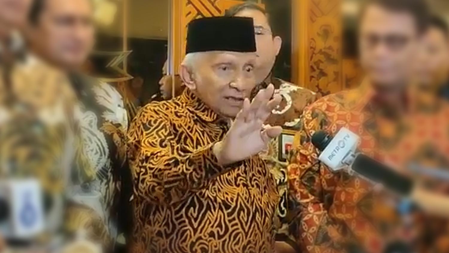 VIDEO Sindir Sosok Cawe-cawe, Amien Rais : Goodbye Sir Welcome Prabowo Subianto - Wartakotalive.com