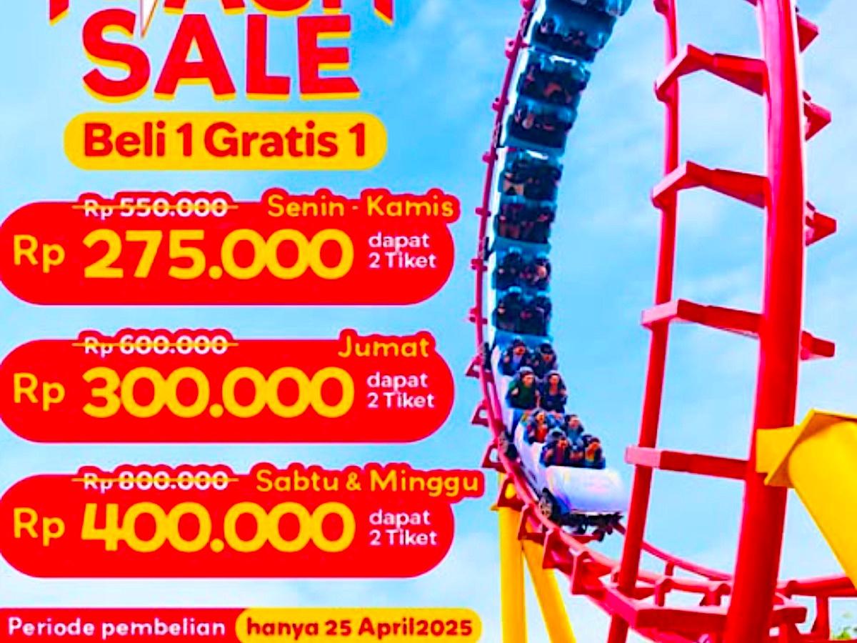 PROMO Tiket Dufan Ancol Buy 1 Get 1 untuk Periode Kedatangan 26 April ...